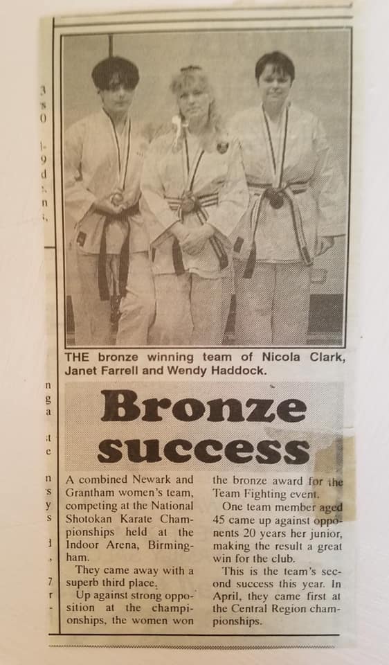 Sensei Janet Farrell, 3rd Dan – NEWARK SKC